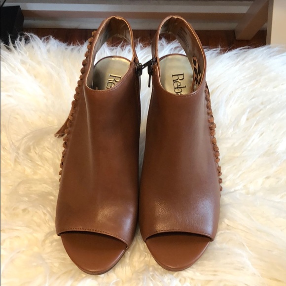 Reba | Shoes | Reba Madame Fringe Heel Bootie | Poshmark